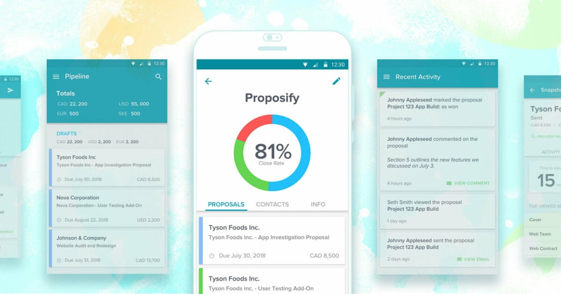 Introducing Proposify’s New Android App! | Proposify