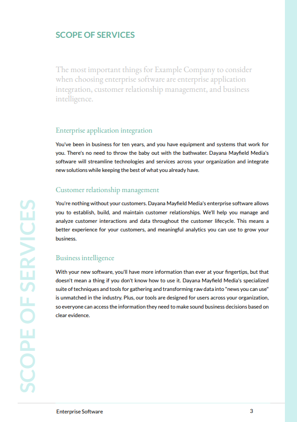 How to Write a Software Proposal (With Examples) | Proposify