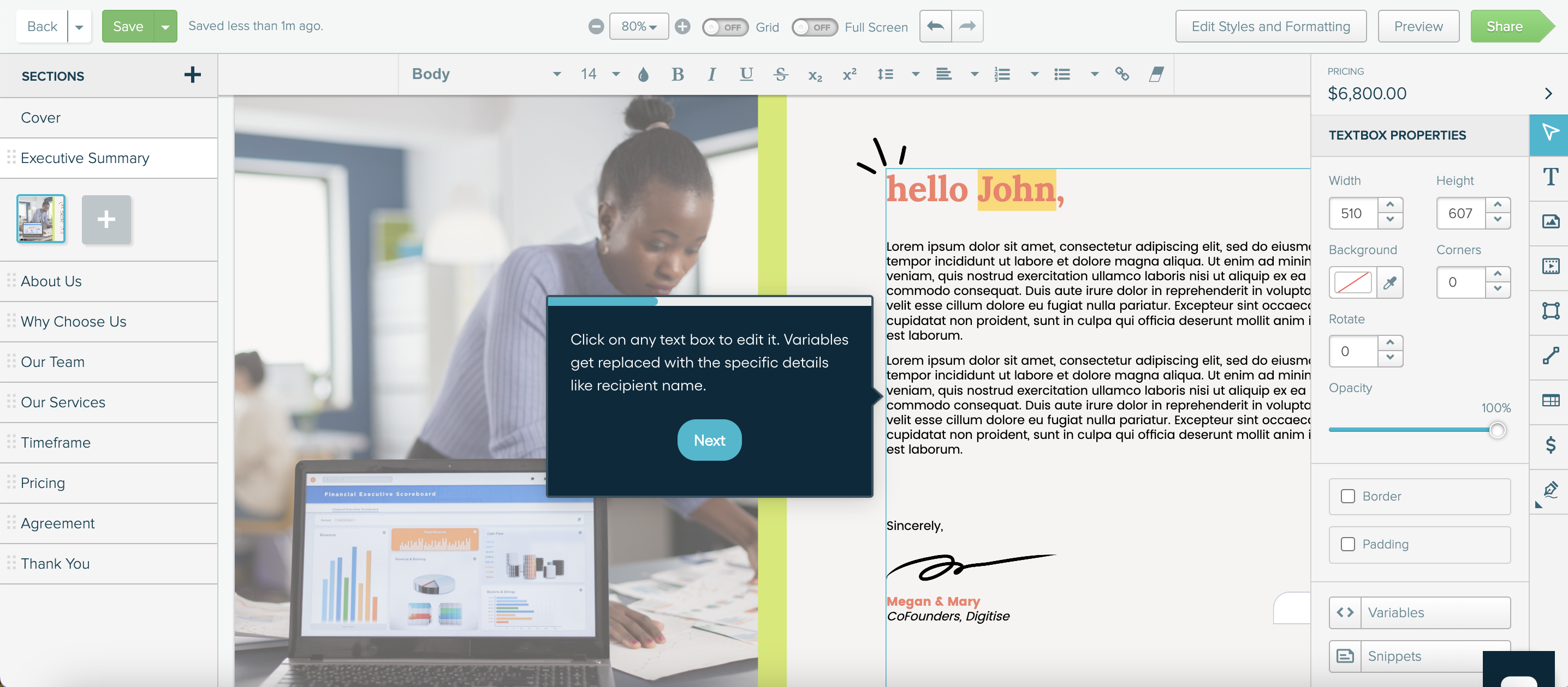 Interactive Self-Guided Demos